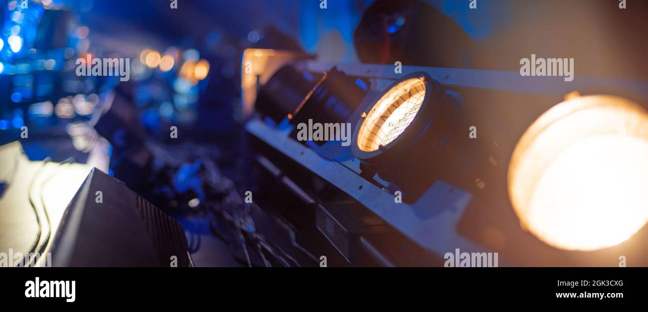 rays of light illuminate the scene at the concert Stock Photo - Alamy