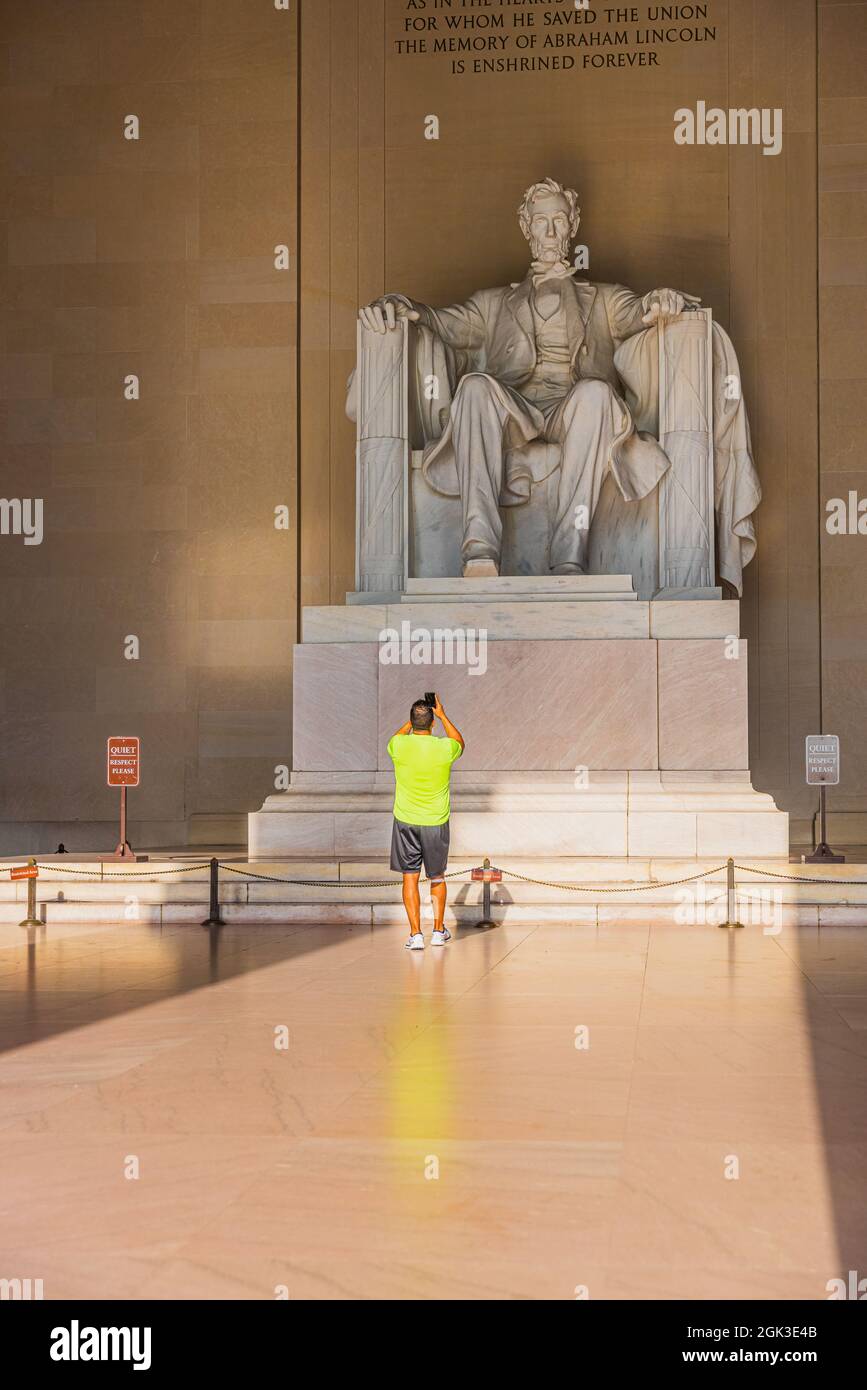 Lincoln monuments washington dc hi-res stock photography and images - Alamy