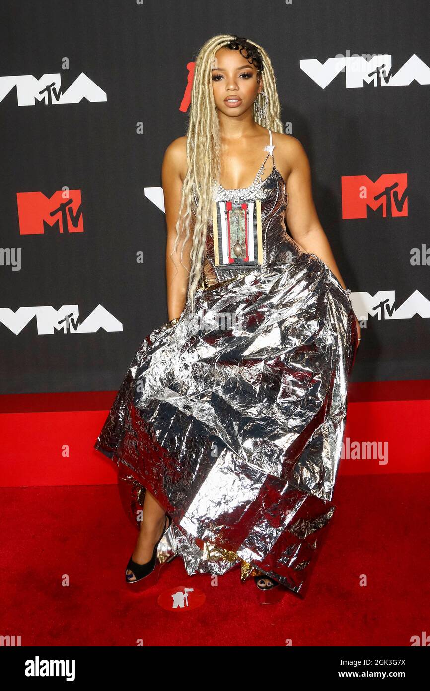 New York, USA. 12th Sep, 2021. Chloe attends the 2021 MTV Video Music ...