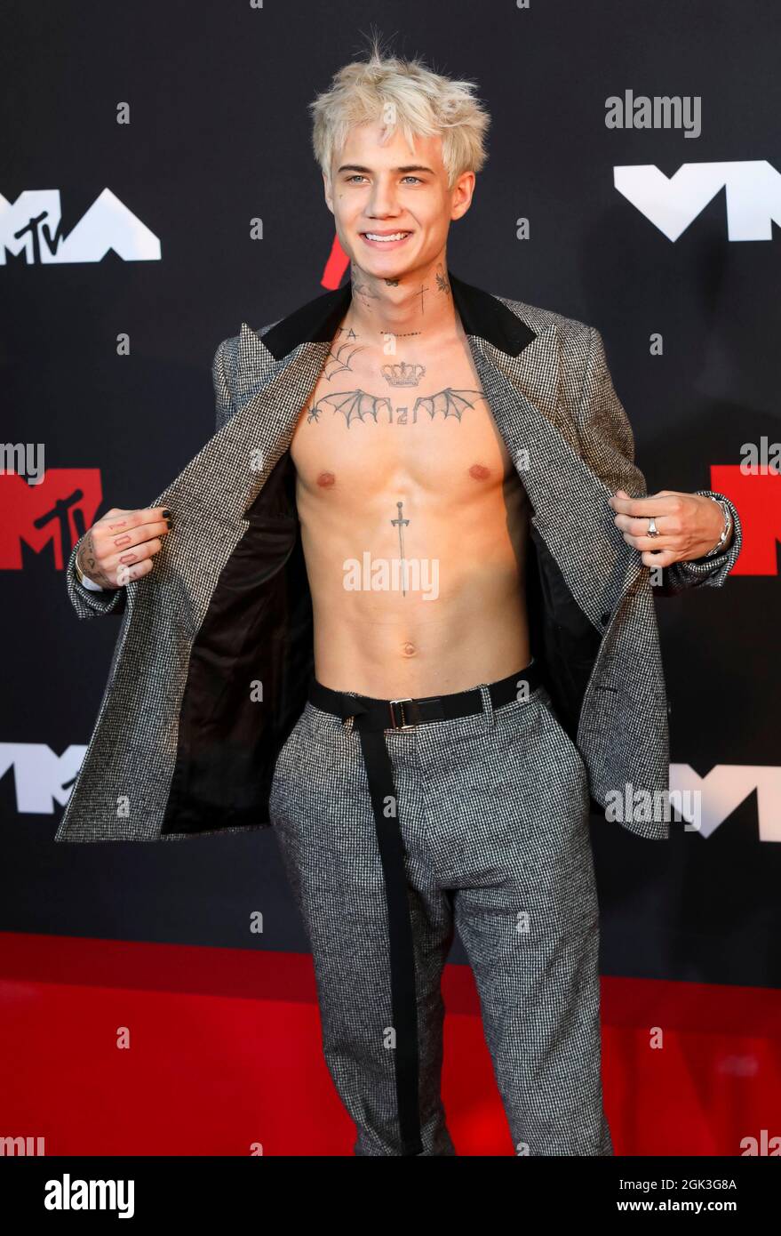 New York Usa 12th Sep 2021 Jaden Hossler Attends The 2021 Mtv Video