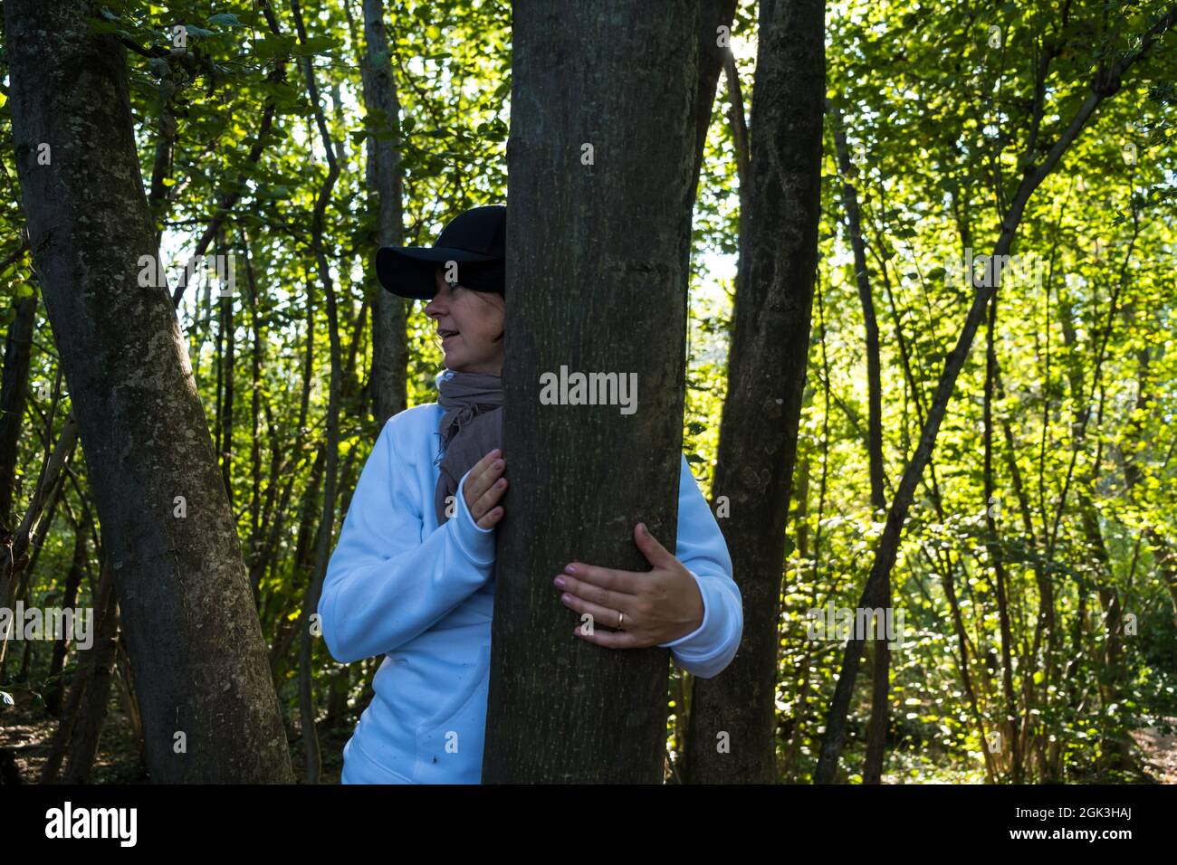 Exploring a wood exploring a forest hi-res stock photography and images ...