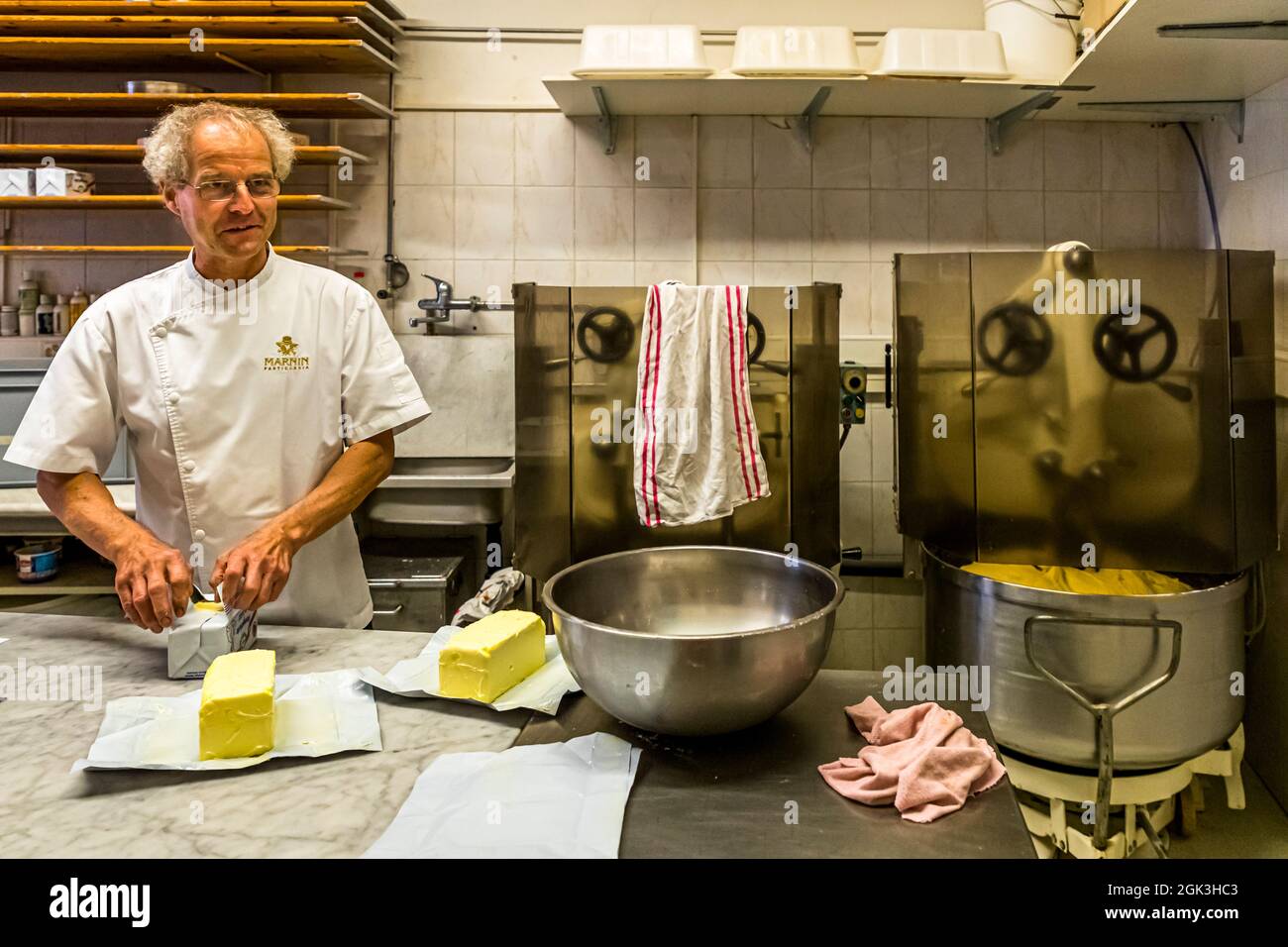 Panettone Production in the Pasticceria Marnin in Locarno, Switzerland ...