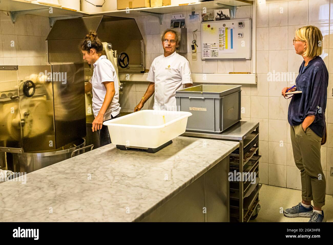 Panettone Production in the Pasticceria Marnin in Locarno, Switzerland ...