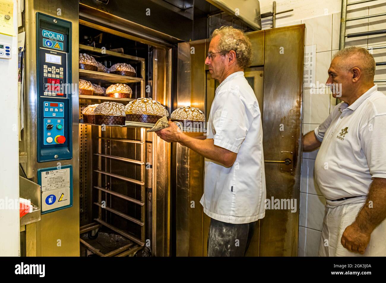Panettone Production in the Pasticceria Marnin in Locarno, Switzerland ...
