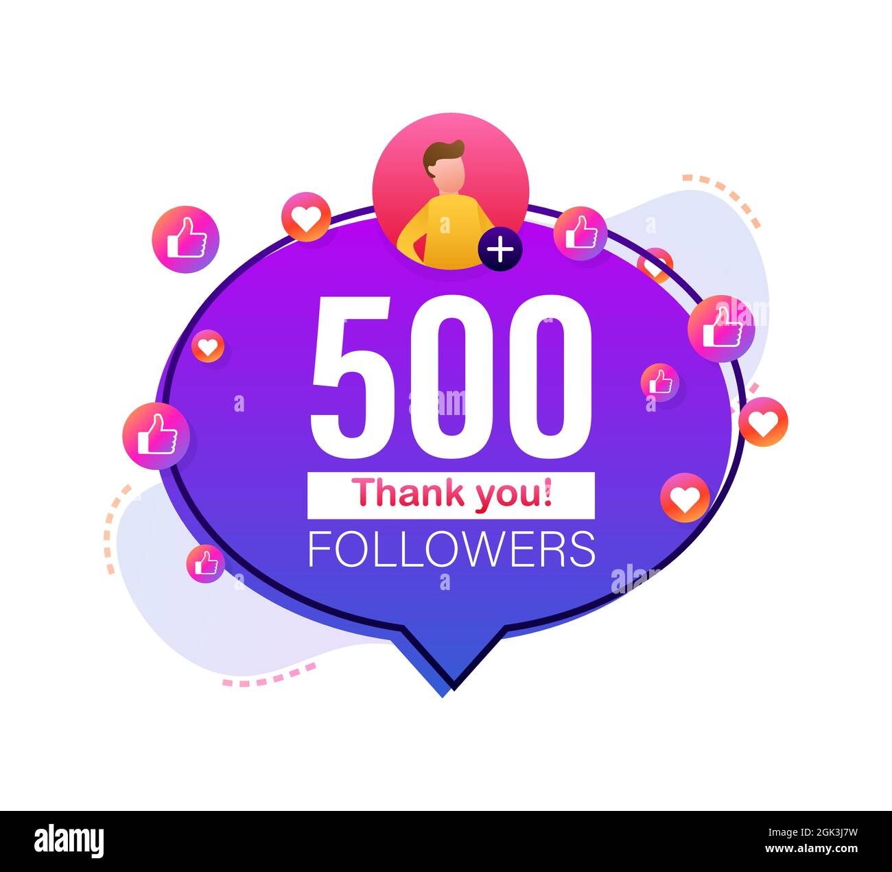 500000 followers hi-res stock photography and images - Alamy