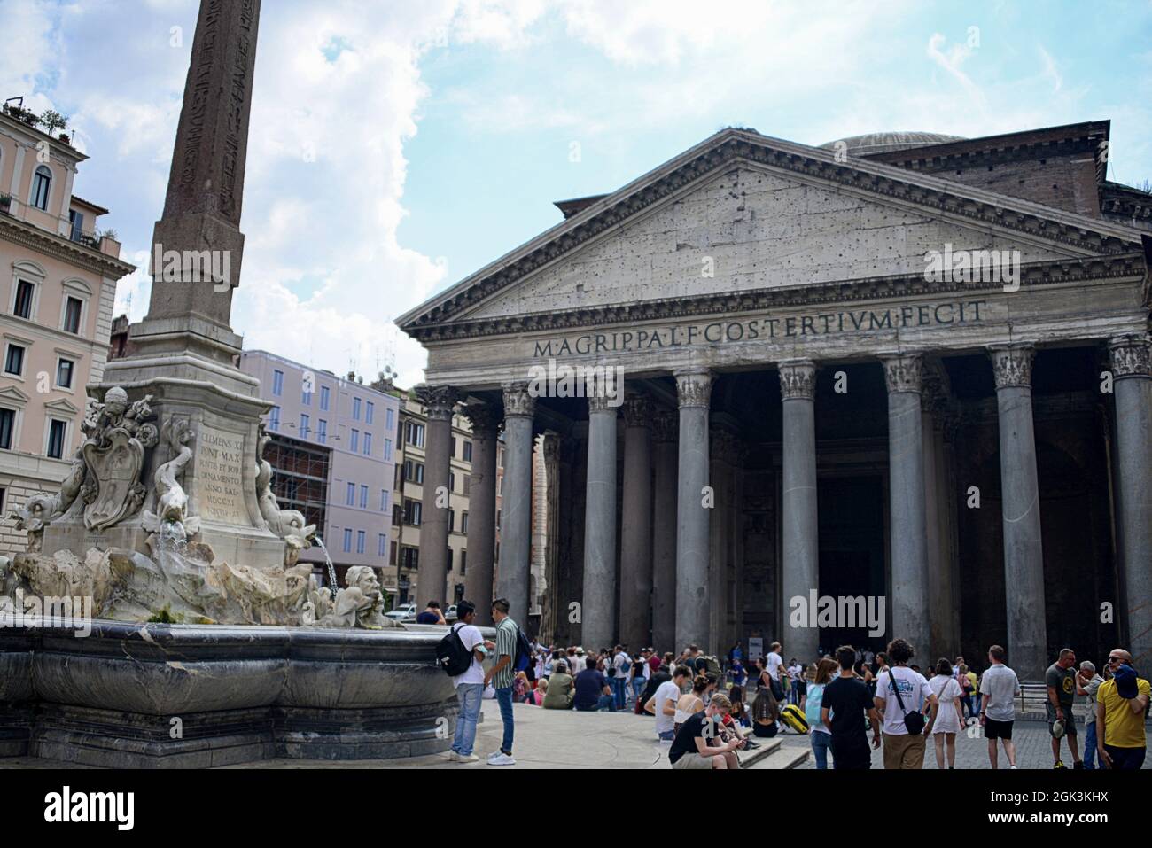 The Pantheon, is a building of ancient Rome, it was founded in 27 BC.by ...