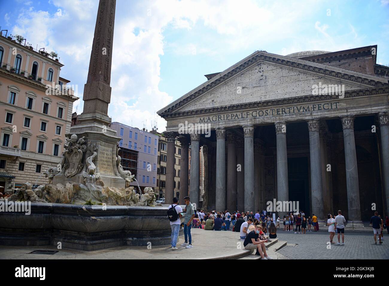 The Pantheon, is a building of ancient Rome, it was founded in 27 BC.by ...