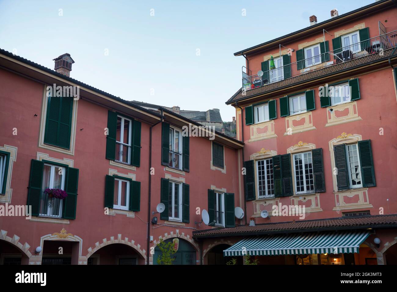 Palace of Gavi, historic city in Monferrato, Alessandria province ...