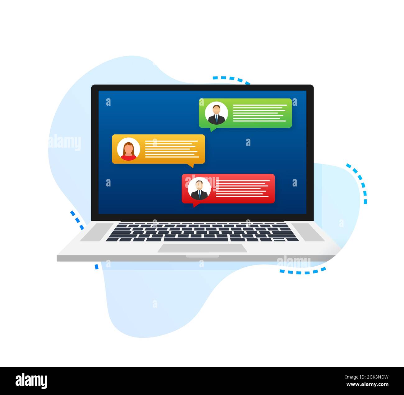 Testimonials digital technology concept Stock Vector Images - Alamy