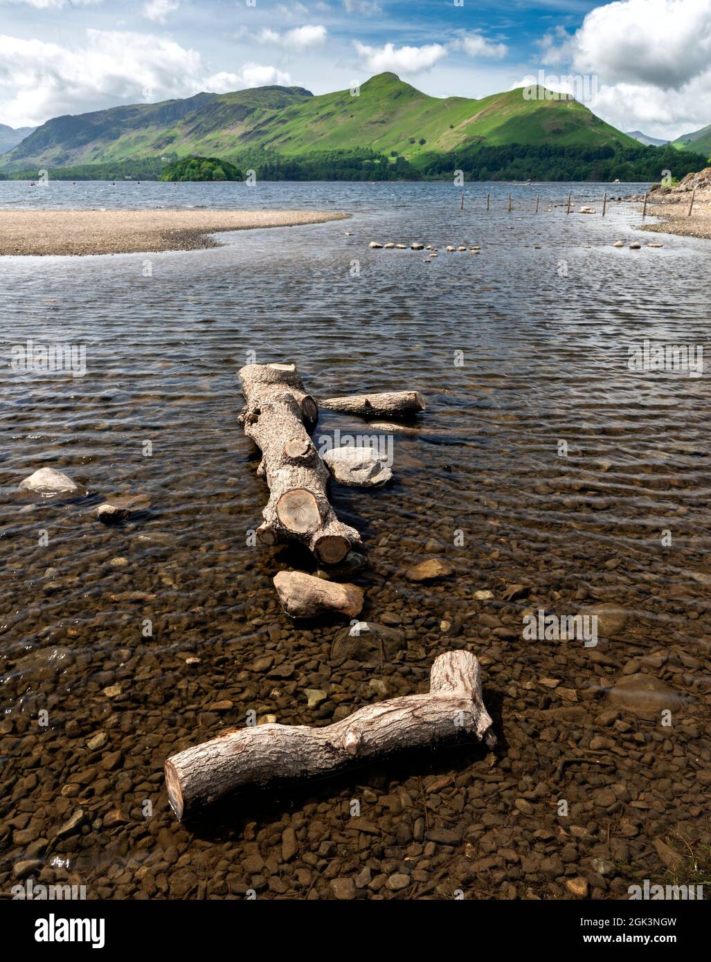 Derwent Water Keswick Lake district national park Cumbria UK Stock ...
