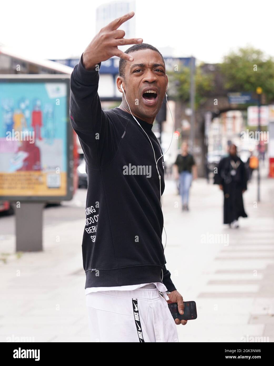 Rapper Wiley, real name Richard Kylea Cowie, arrives at Thames ...
