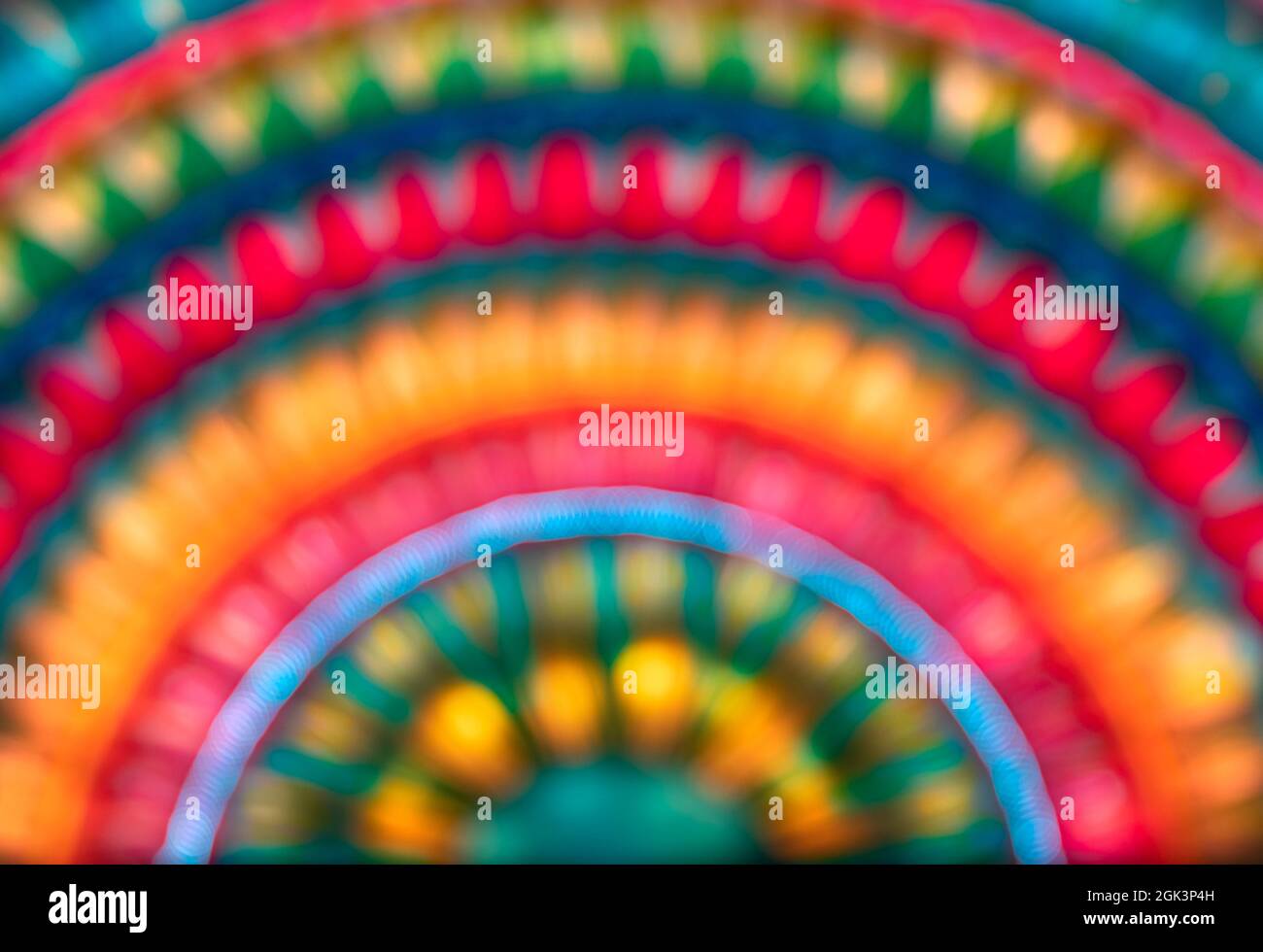 Abstract Colorful Background. Blurry Backdrop of a Bright Rainbow ...