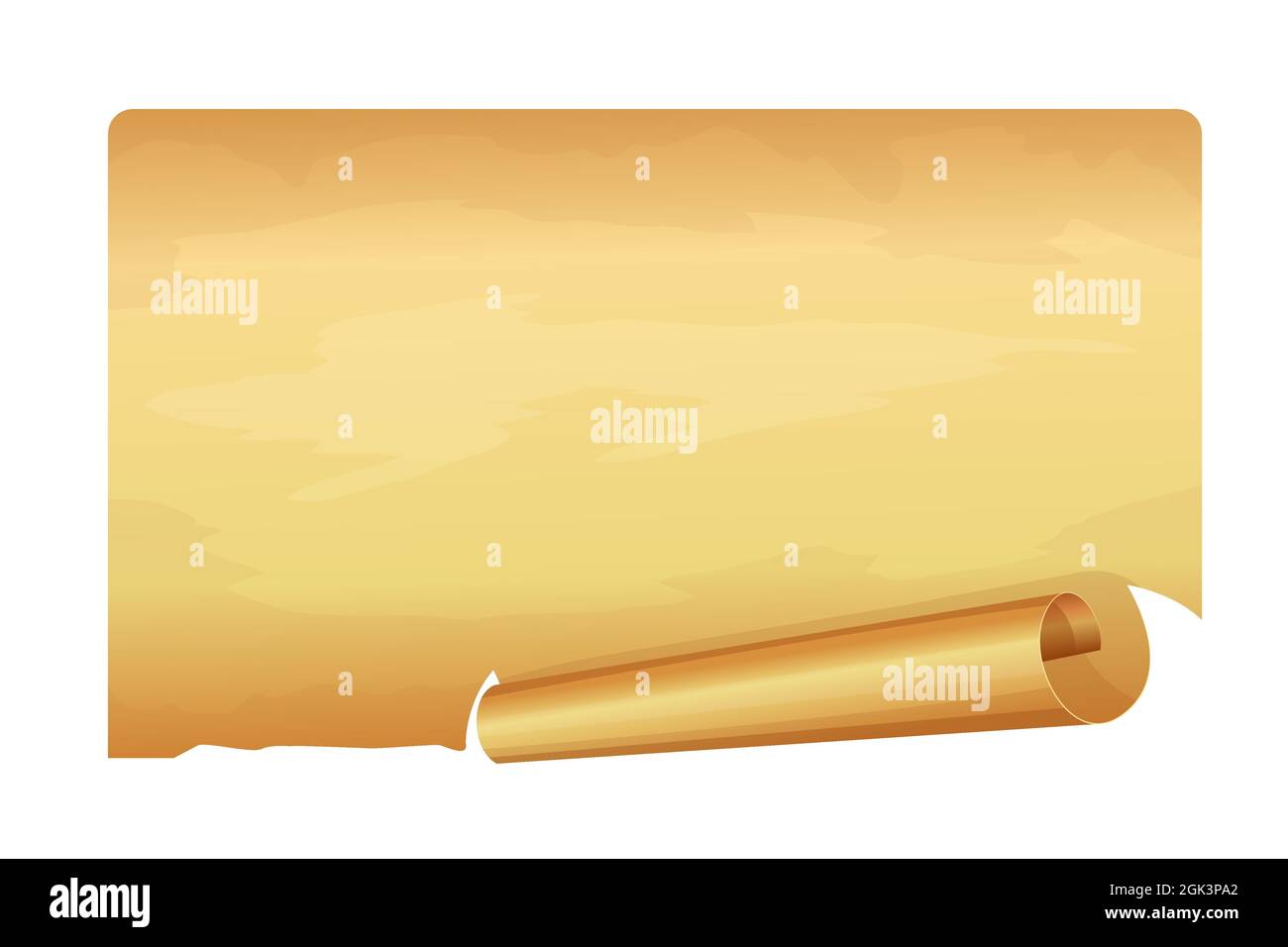 Big golden scroll of parchment Stock Vector Image & Art - Alamy
