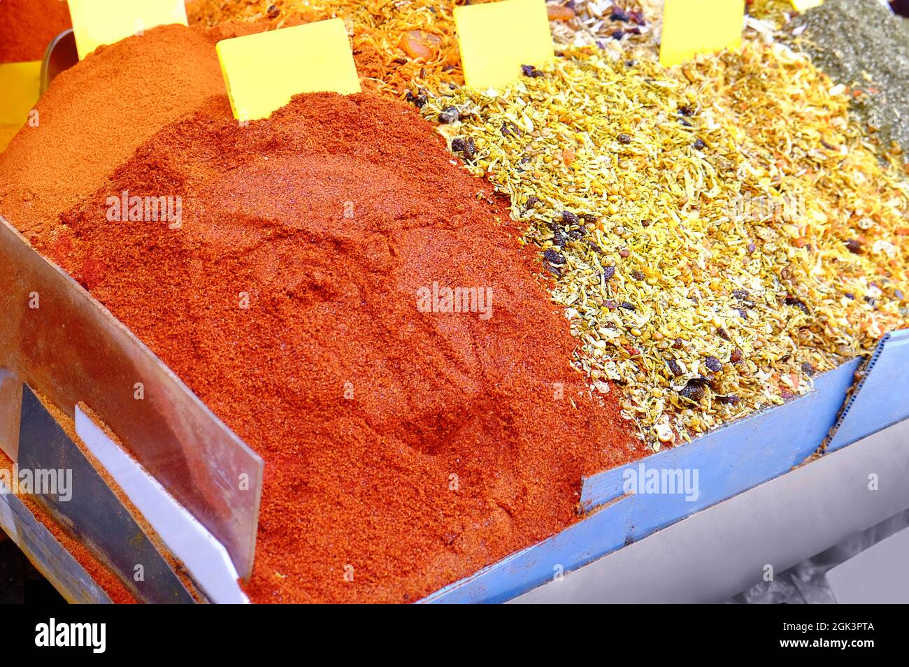 Different spices at market Stock Photo - Alamy