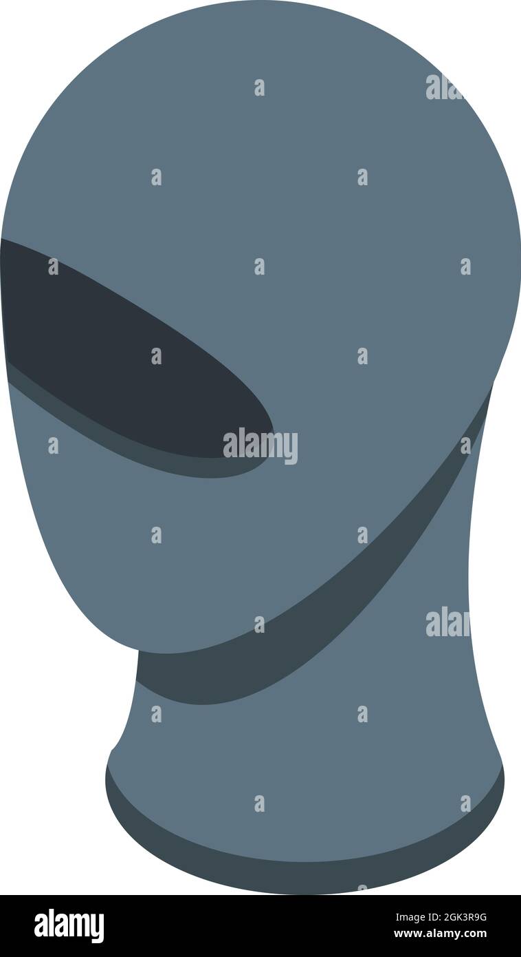 Anonymous head mask icon isometric vector. Person man. Mystery unknown ...