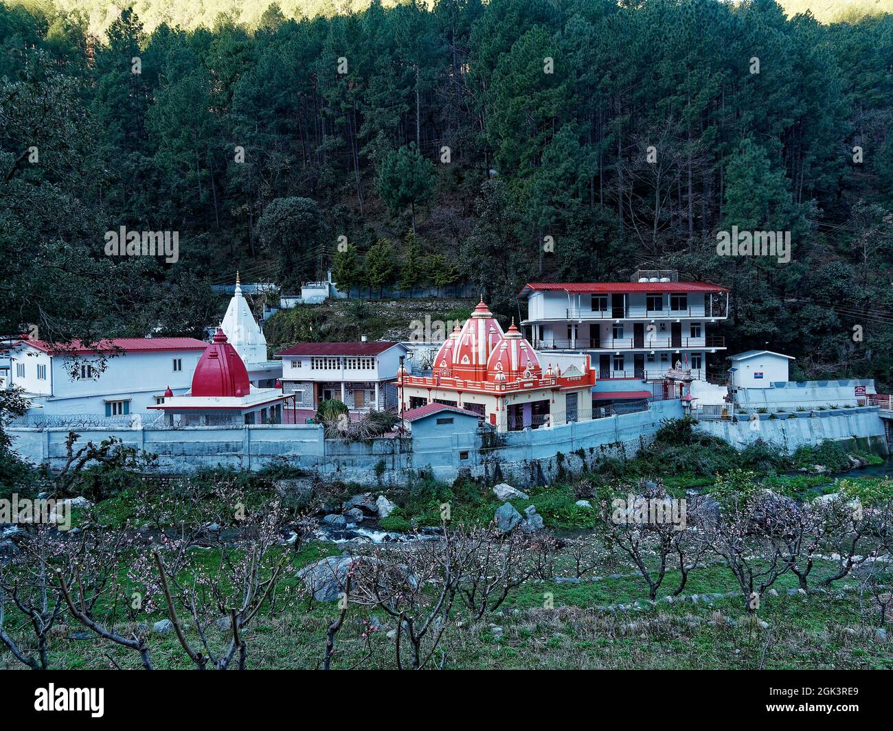 Neem Karoli Baba Ashram At Kainchi Dham State Uttarakhand India March