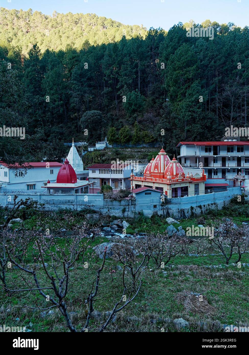Neem Karoli Baba Ashram At Kainchi Dham State Uttarakhand India March