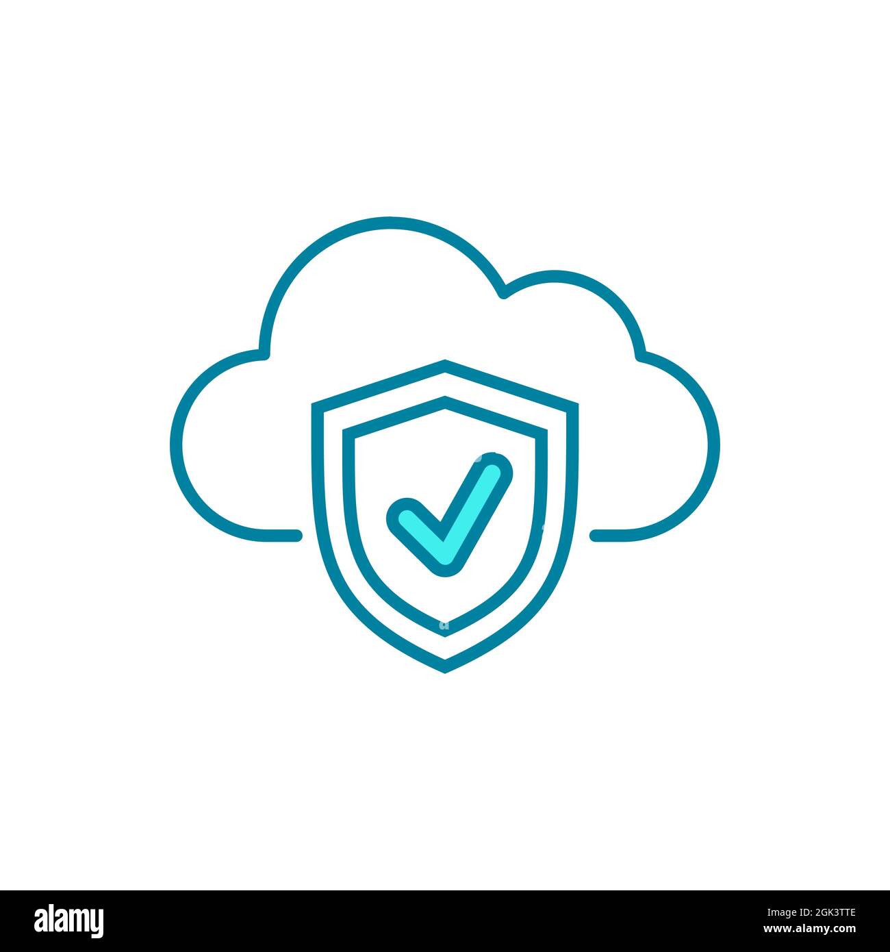 Secure Cloud Storage Icon