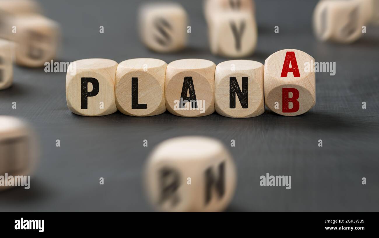 Plan words in wooden hi-res stock photography and images - Alamy