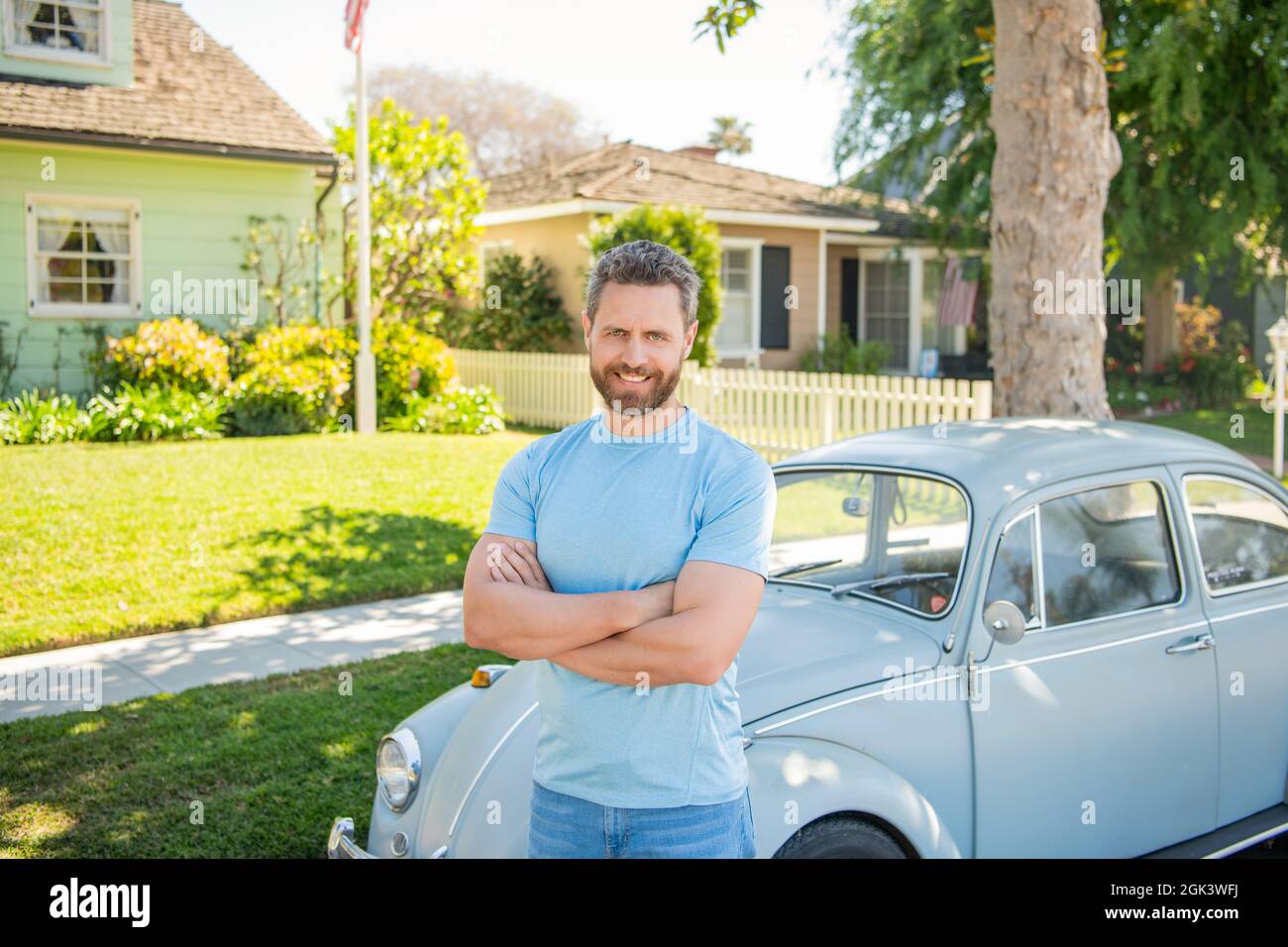 dealership. american sales manager. real estate agent at car for sale ...