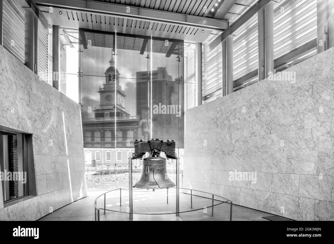 Liberty Bell (267 years old) was made in 1751, symbol of American ...