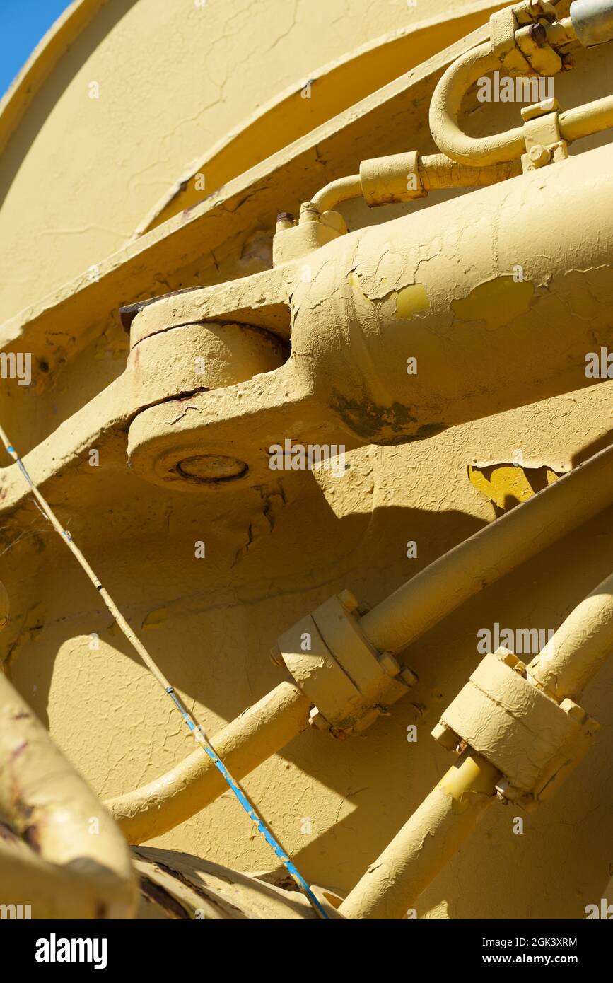 Close-up of public works machinery Stock Photo - Alamy