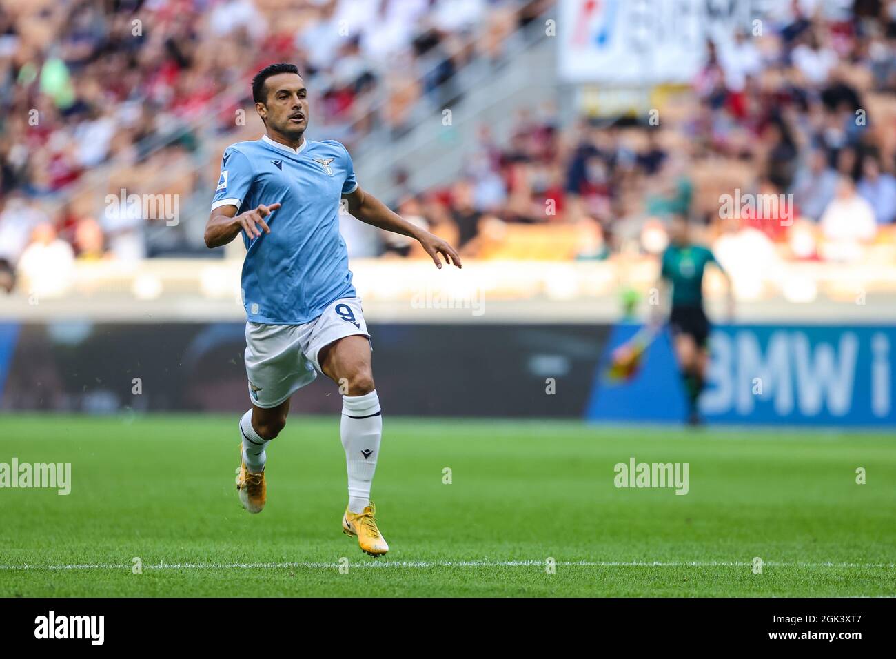 Pedro of SS Lazio in action during the Italian championship Serie A ...