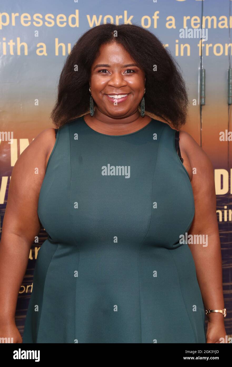 New York, NY, USA. 12th Sep, 2021. Jackie Bell arrives at the Broadway opening for Pass Over ...