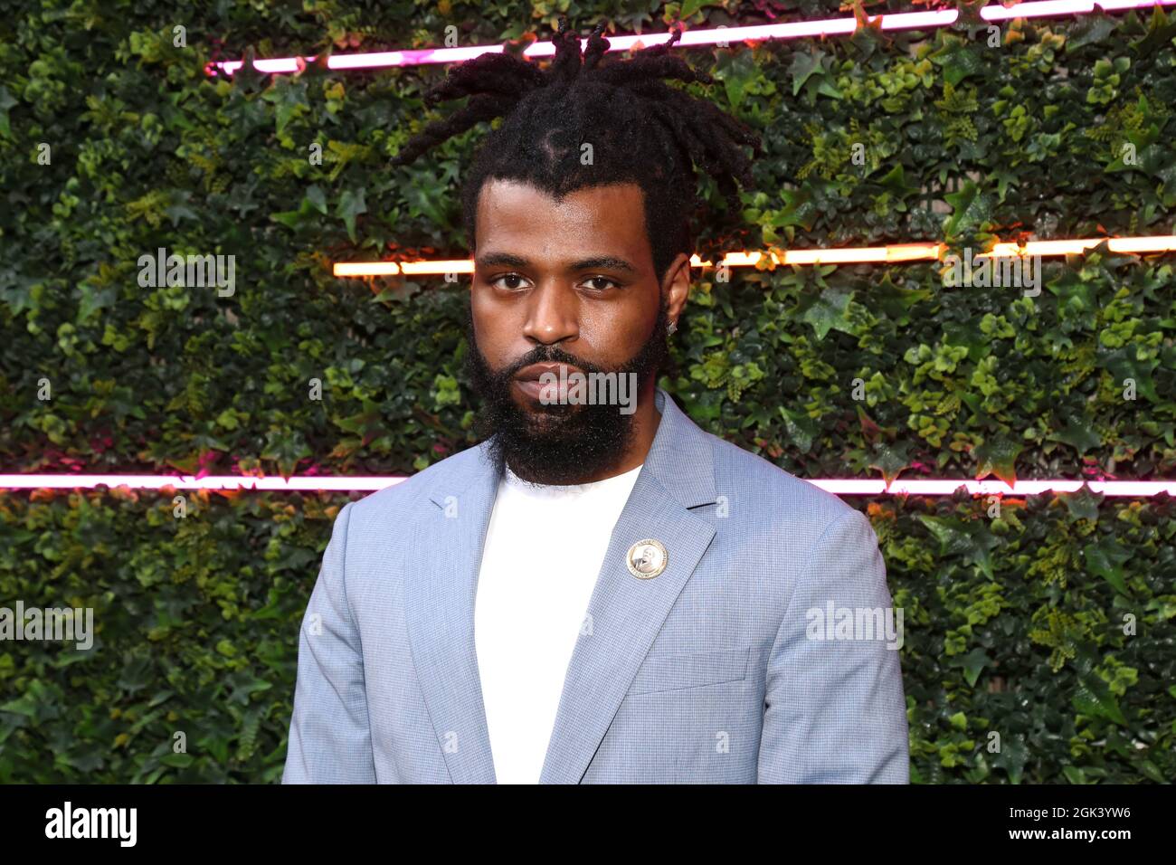 New York, NY, USA. 12th Sep, 2021. Alphonso Walker, Jr. attends the ...
