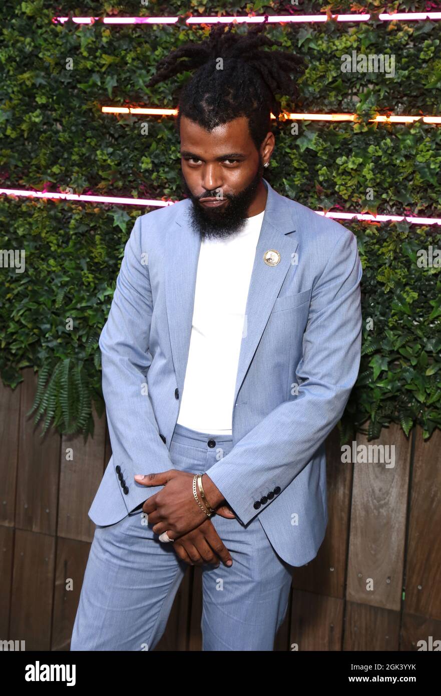 New York, NY, USA. 12th Sep, 2021. Alphonso Walker, Jr. attends the ...