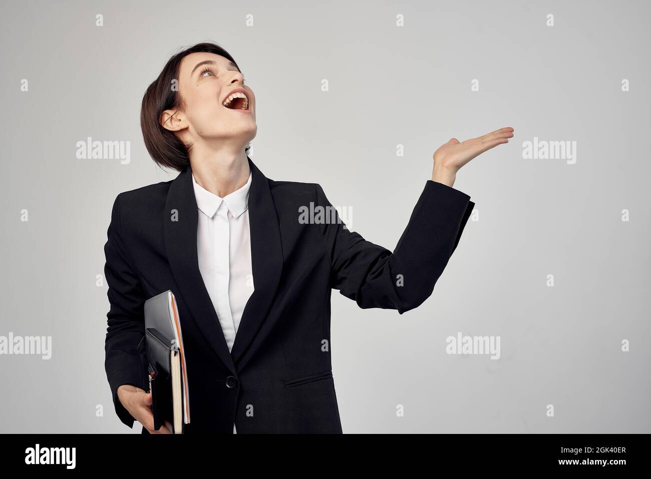 Businesswoman Secretary office executive Studio Lifestyle Stock Photo ...