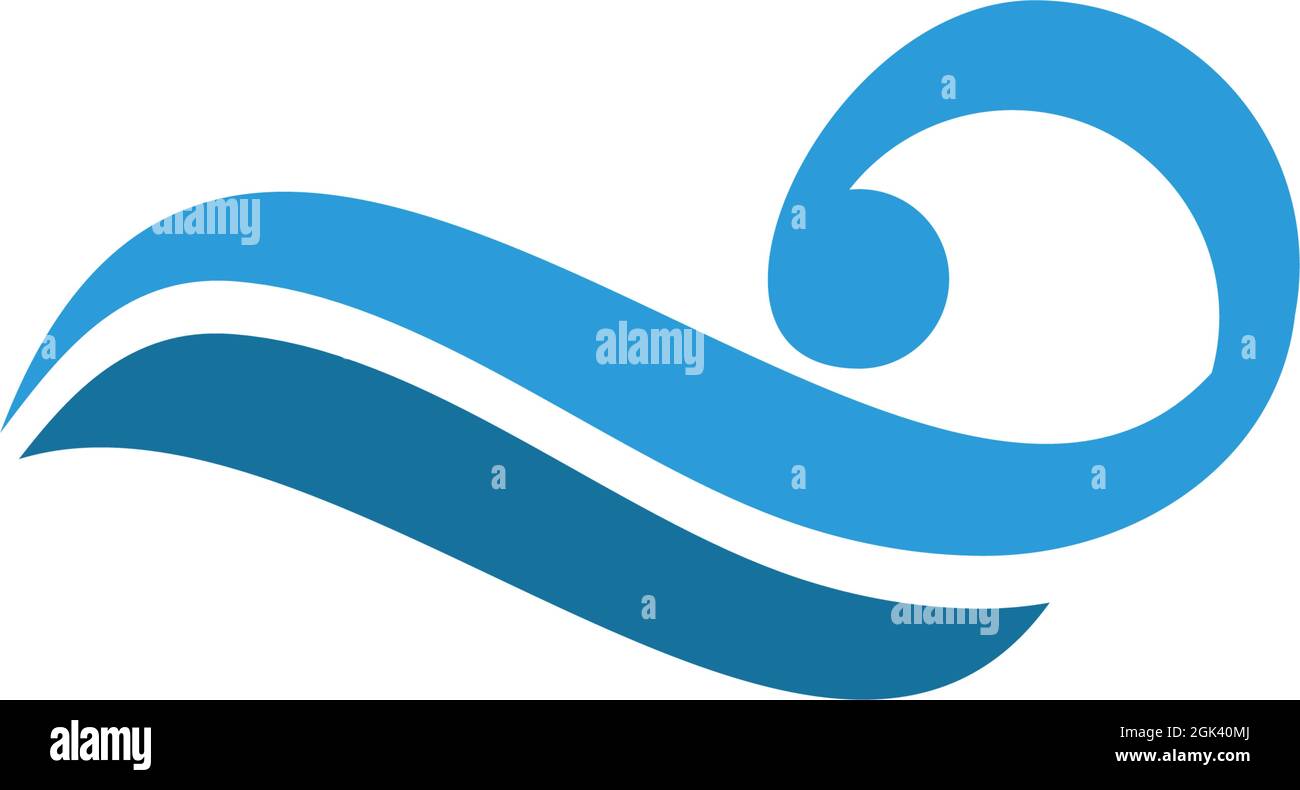 Wave icon logo design inspiration vector template Stock Vector Image ...