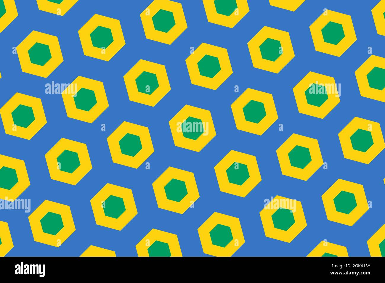 Simple geometric pattern in the colors of the national flag of Gabon ...