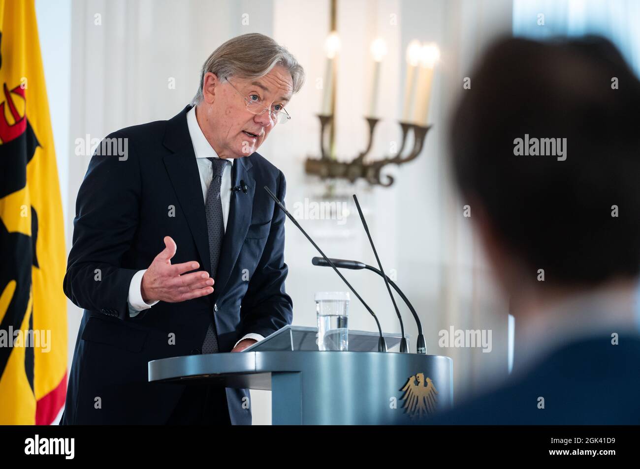 Berlin, Germany. 13th Sep, 2021. Historian Norbert Frei presents the ...