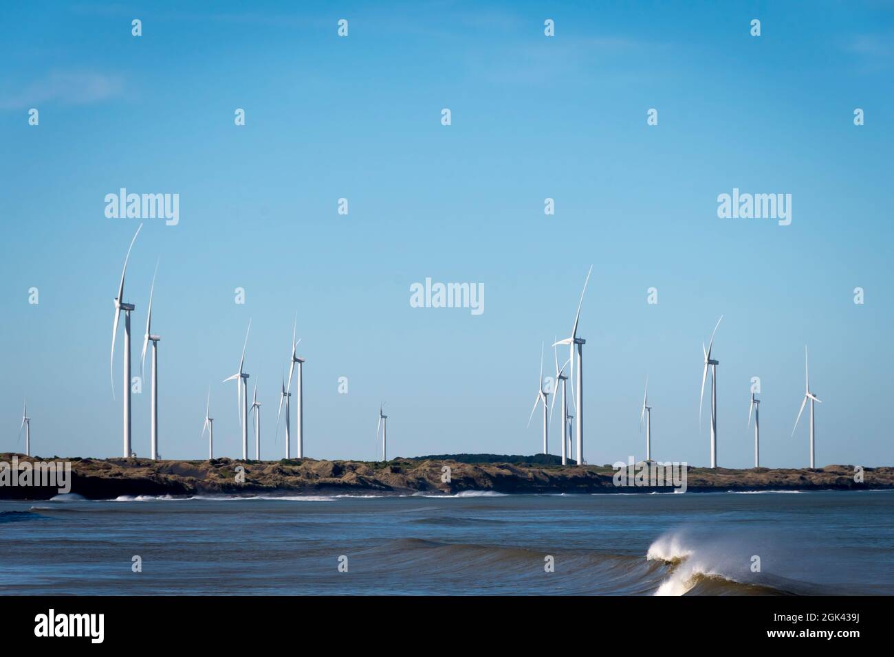 Waipipi Wind Farm, near Patea, Taranaki, North Island, New Zealand ...
