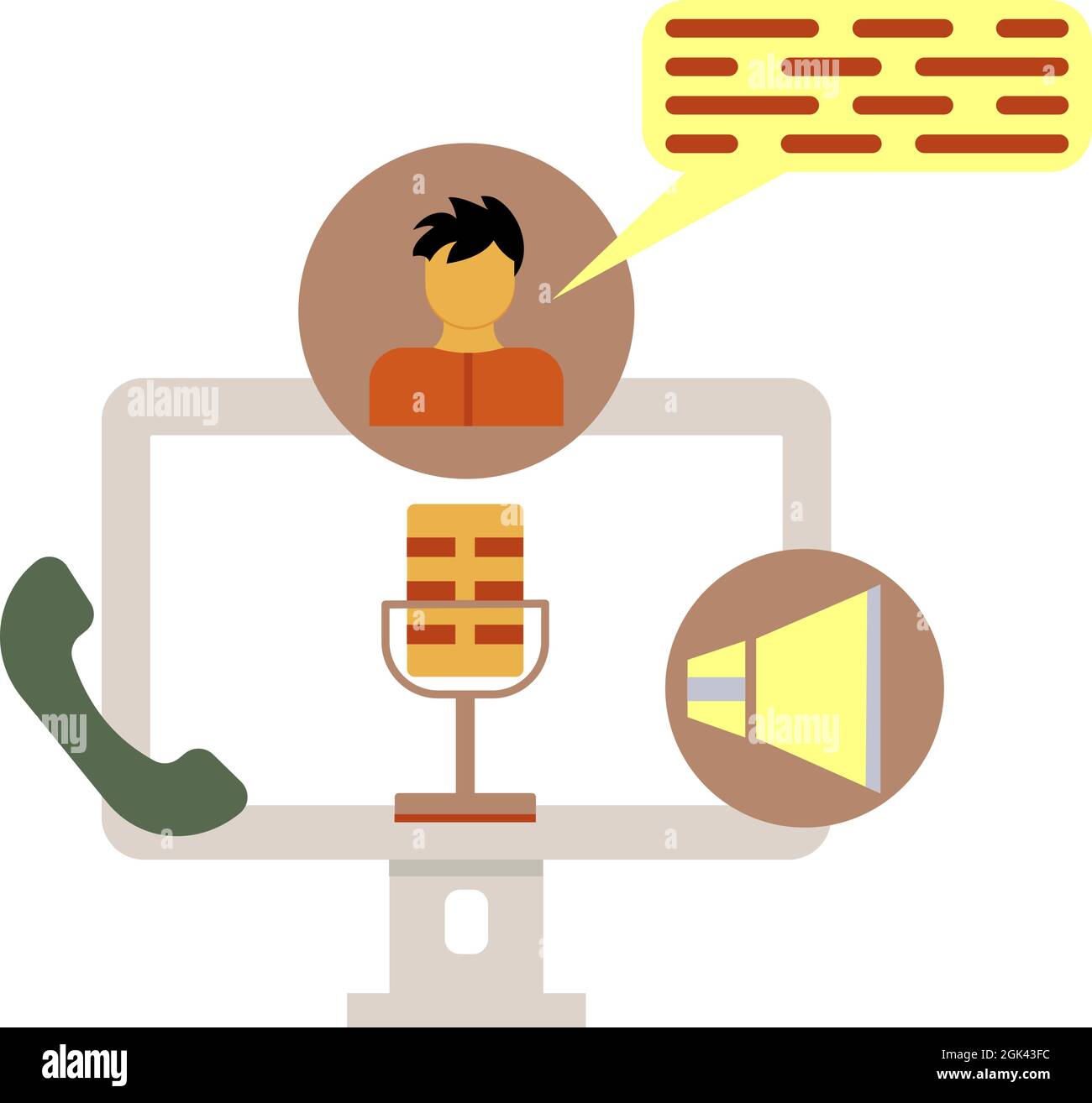 Videocall virtual Stock Vector Images - Alamy