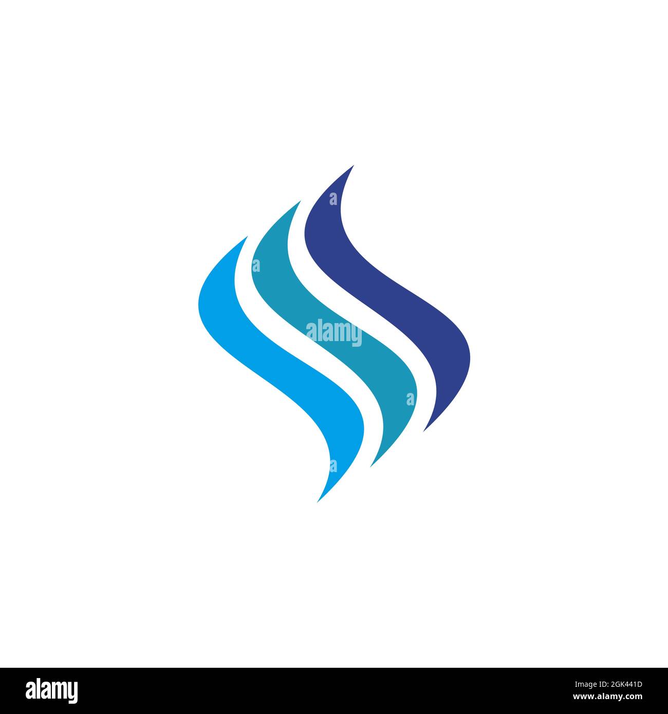 Wave icon logo design inspiration vector template Stock Vector Image ...