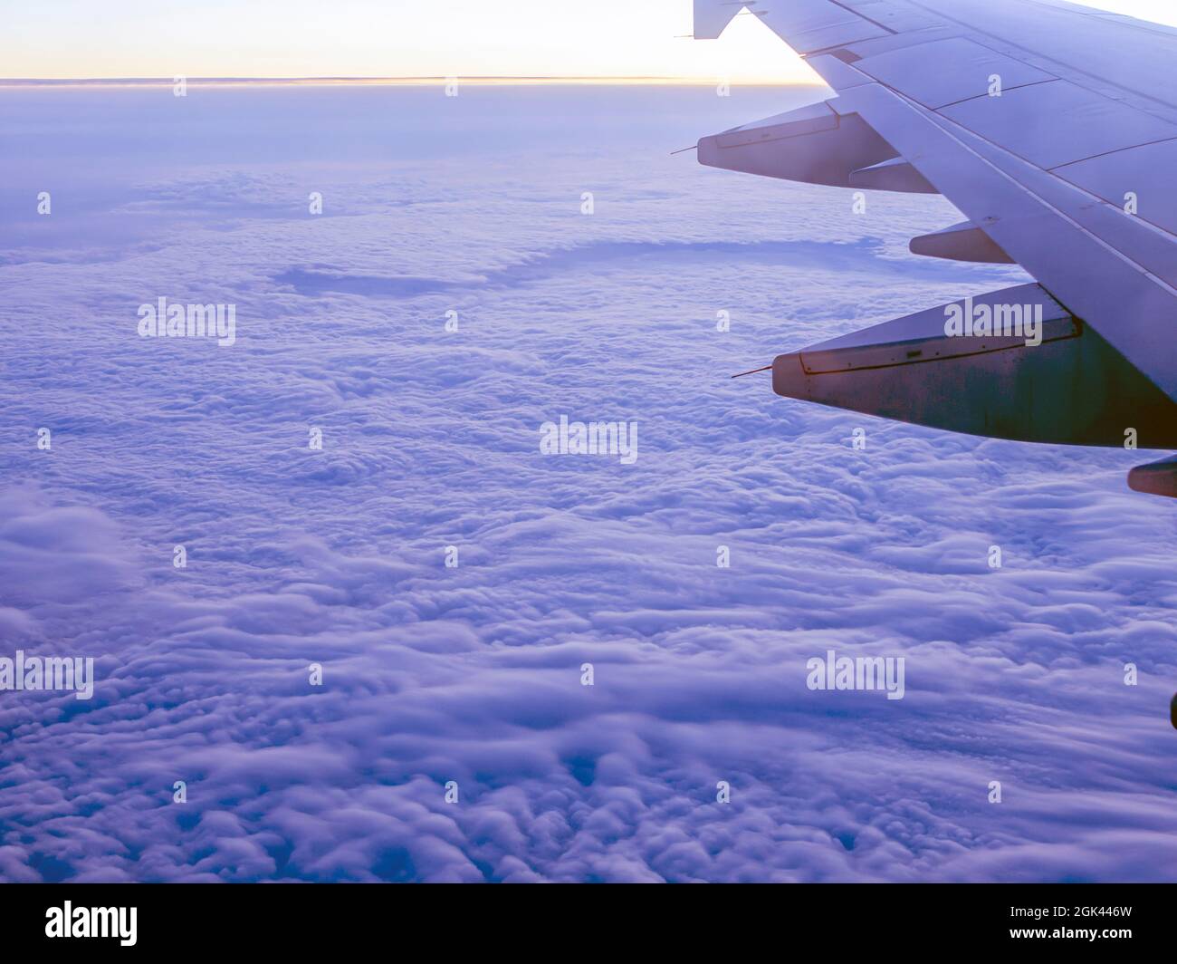 Aerial view above the dark clouds and sky, Inspiration concept ...