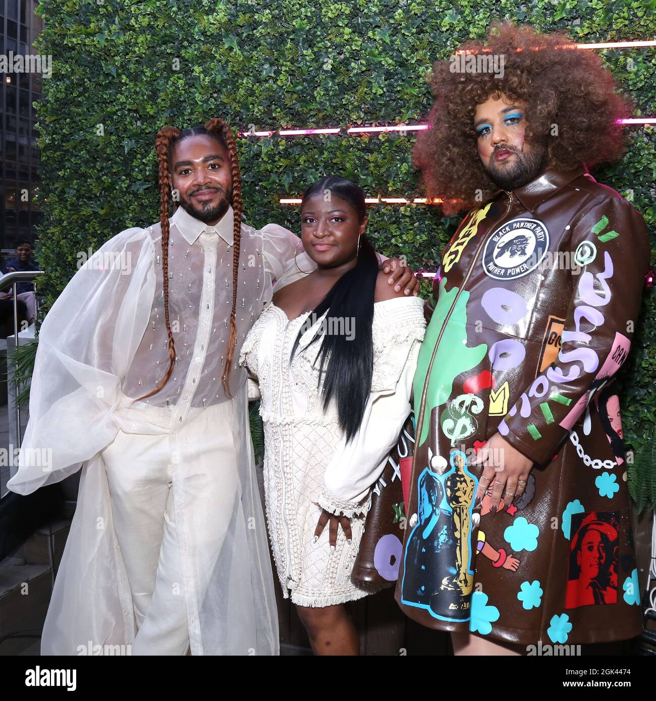 New York, NY, USA. 12th Sep, 2021. Cody Renard Richard, Angela Griggs ...