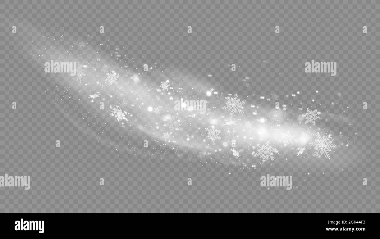 Vector snowfall isolated. Winter background. Snow overlay illustration ...