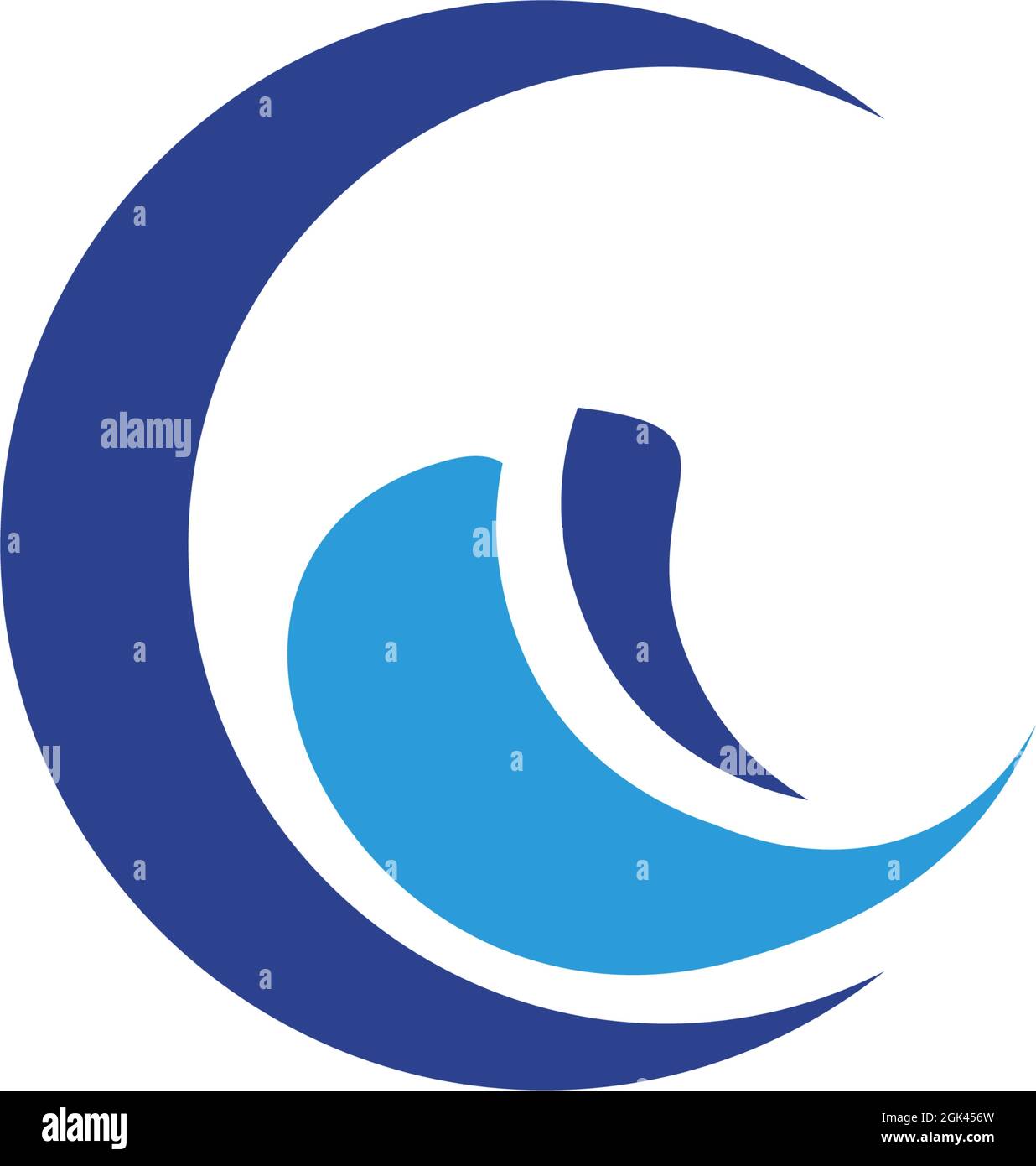 Wave icon logo design inspiration vector template Stock Vector Image ...