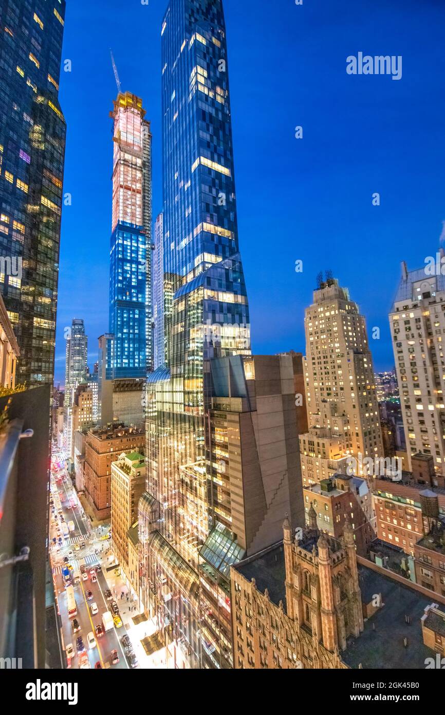 View from a lower point exterior of a building hi-res stock photography ...