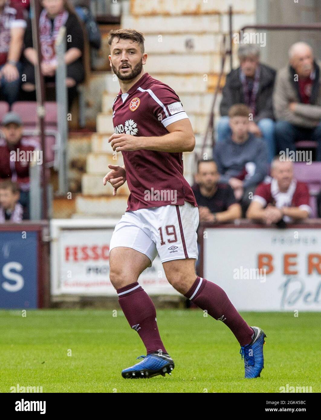 Heart of Midlothian's Craig Halket during the cinch Premiership match ...