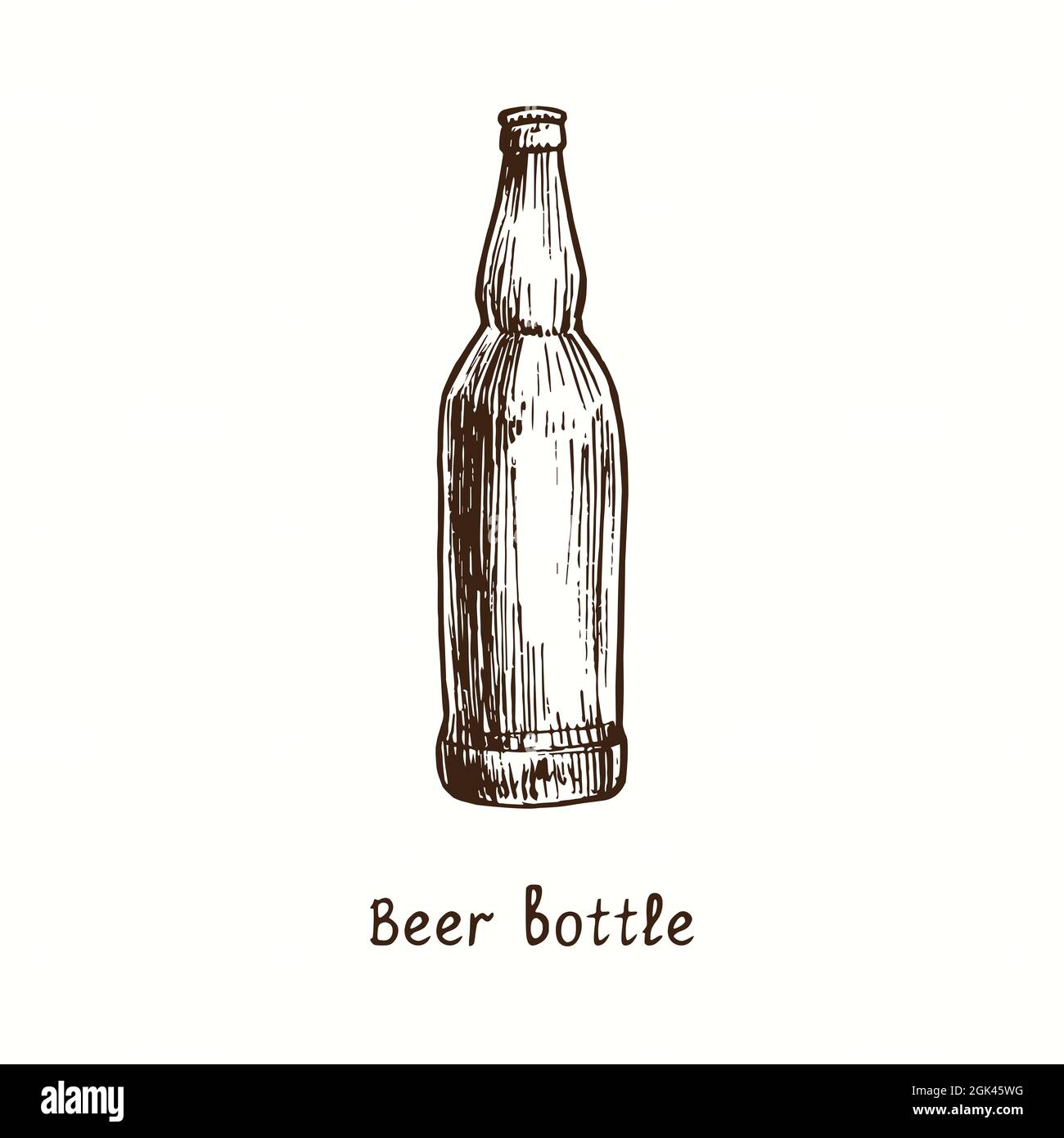 Beer Bottle Drawing