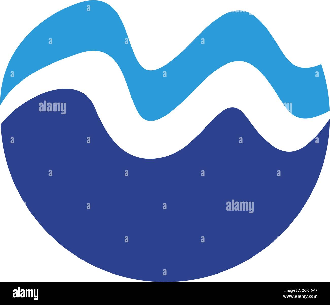 Wave icon logo design inspiration vector template Stock Vector Image ...