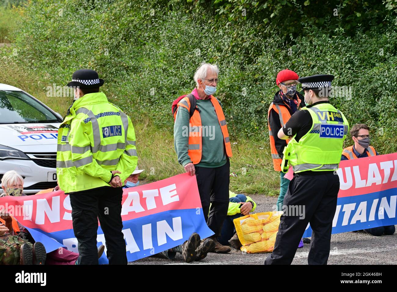 M25 protest hi-res stock photography and images - Alamy