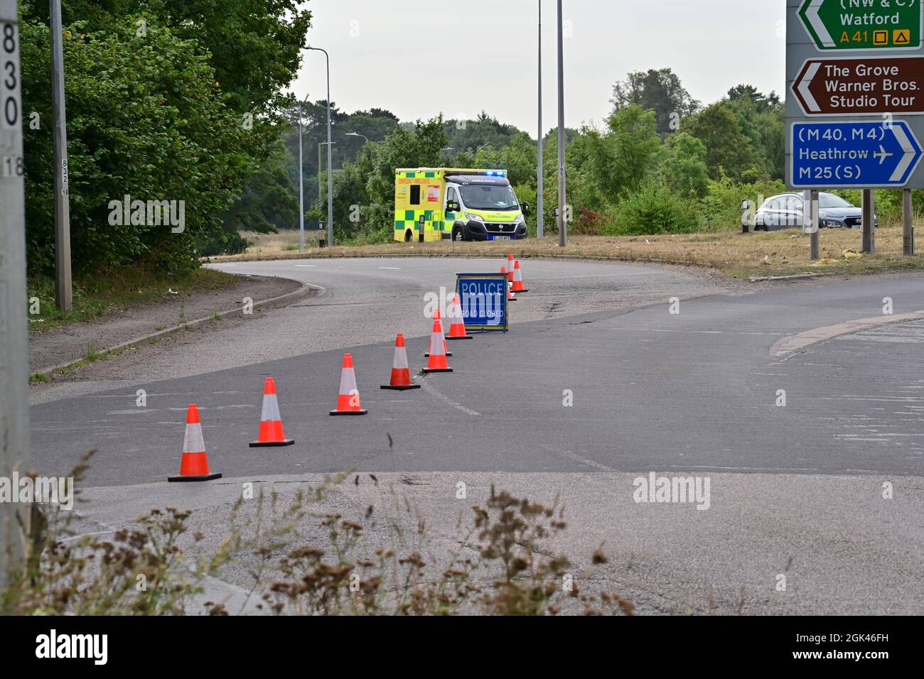 News transport roundabout hi-res stock photography and images - Alamy