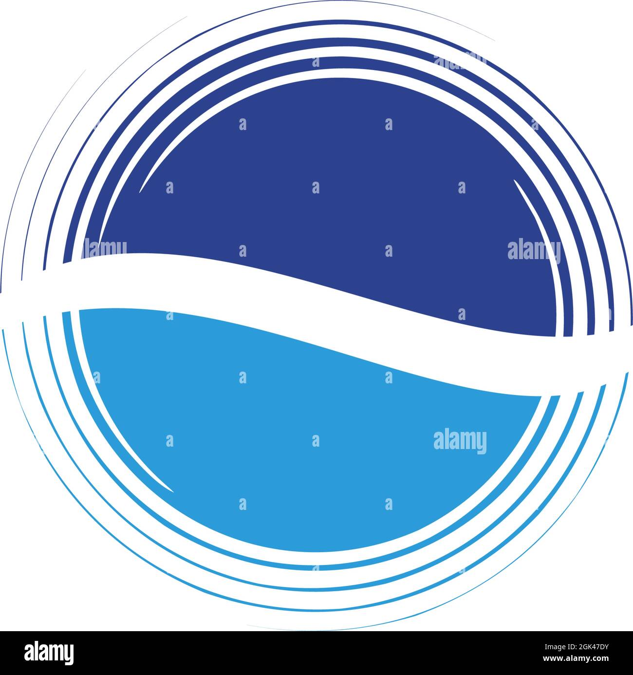 Wave icon logo design inspiration vector template Stock Vector Image ...