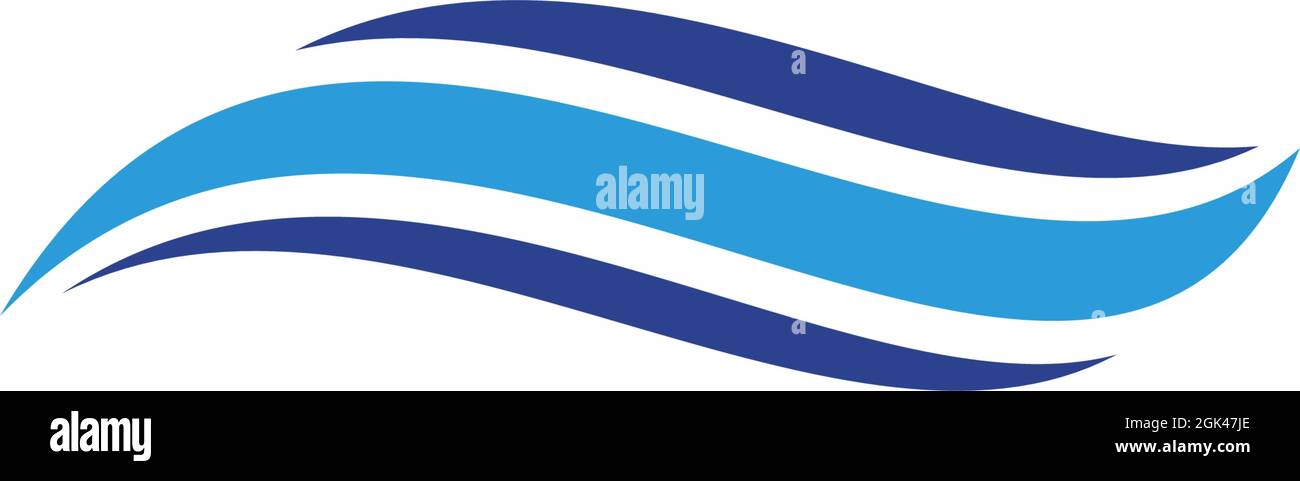 Wave icon logo design inspiration vector template Stock Vector Image ...