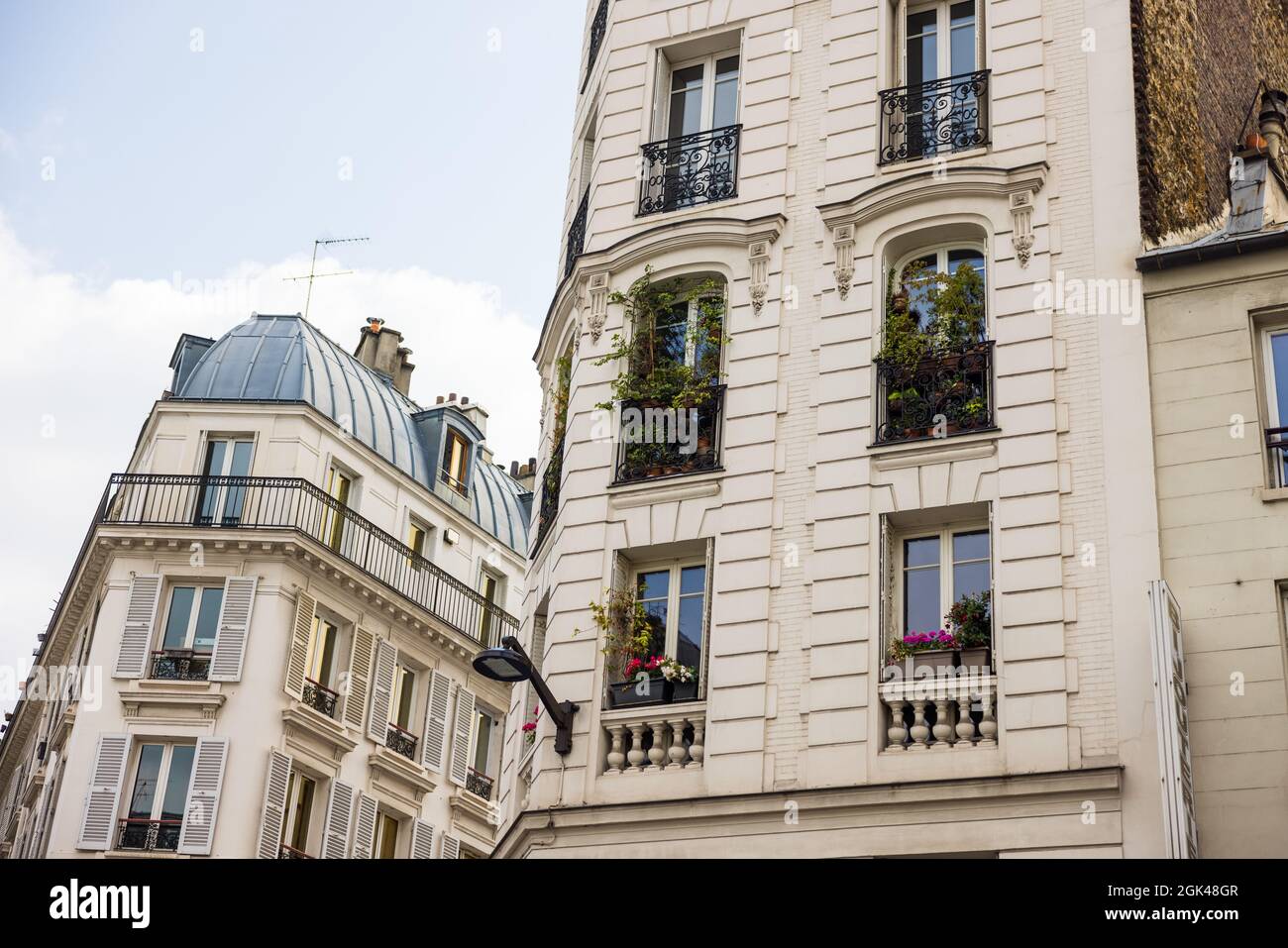 Historical buildings of Paris, France on a sunny day Stock Photo - Alamy